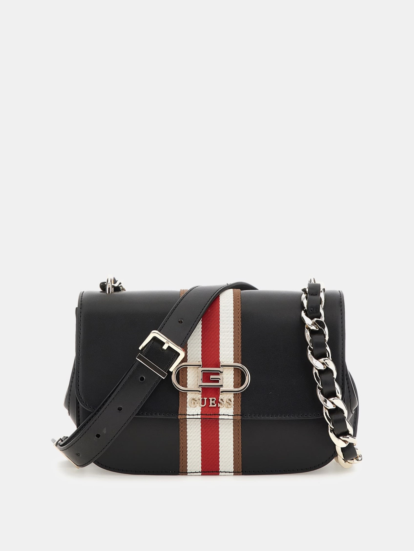 Nelka Front-Stripe Mini Crossbody - Guess