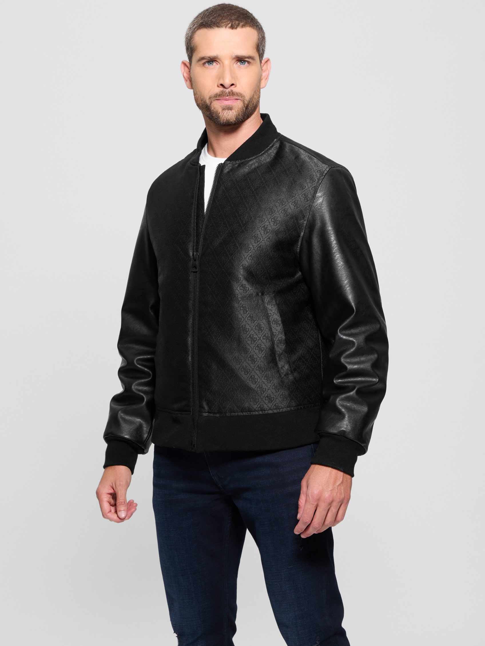 Quattro G Varsity Jacket | Guess